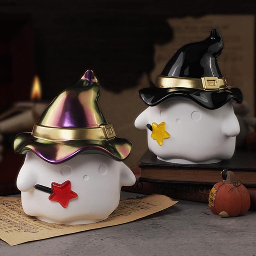 Ghost Jar Silicone Mold-witch Hat Ghost Box Mold-ghost Trinket Box Mold ...