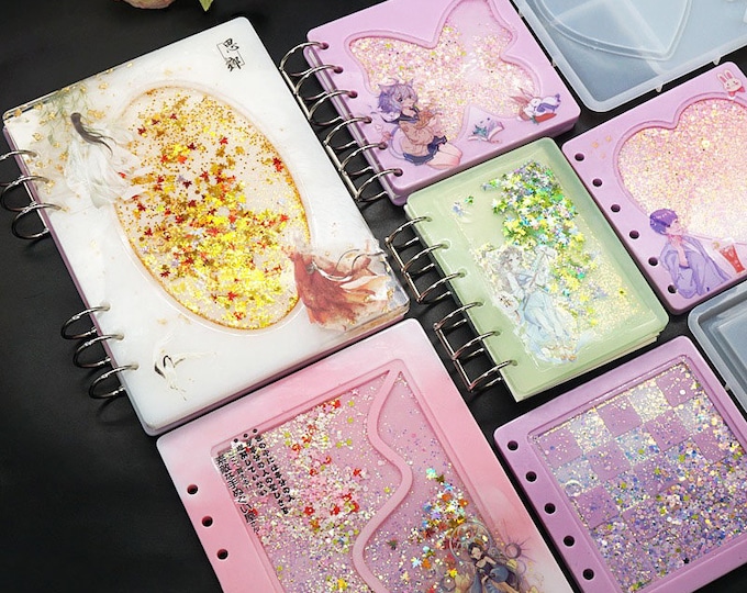 Notebook Mold | 3 Sizes, A5, A6, A7 | Notebook Resin Mold, Resin ...