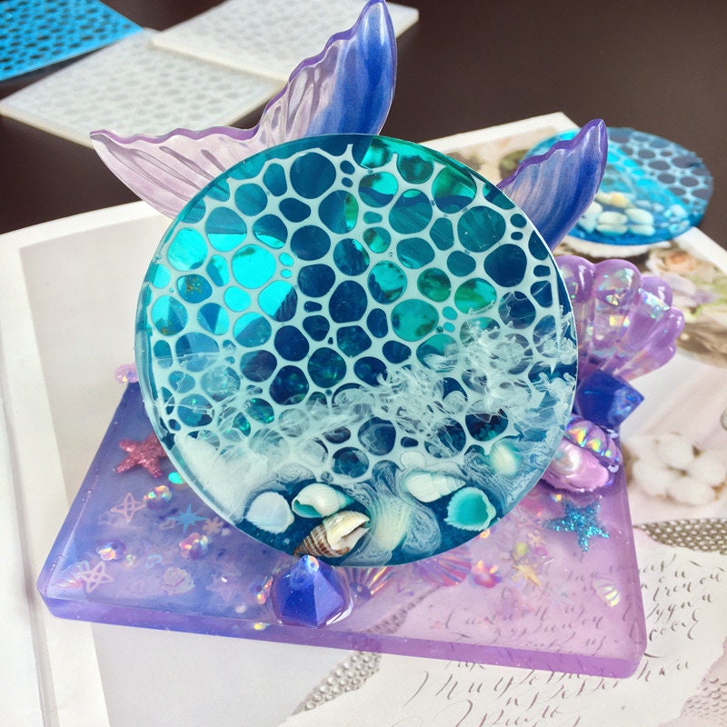 Ocean Water Pattern Mold-blue Water Wave Resin Mold-water - Etsy