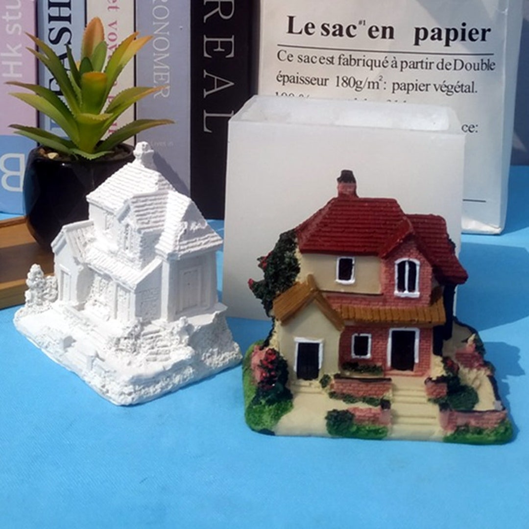 Village House Silicone Mold-country House Mold-cottage House - Etsy