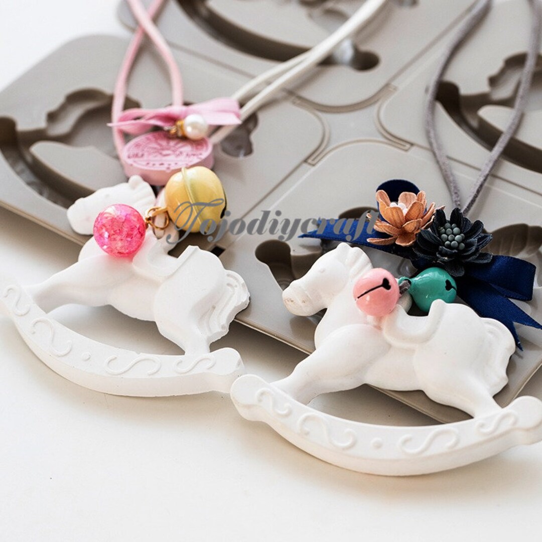 Trojan Horse Pendant Silicone Mold-rocking Horse Resin Mold-trojan ...