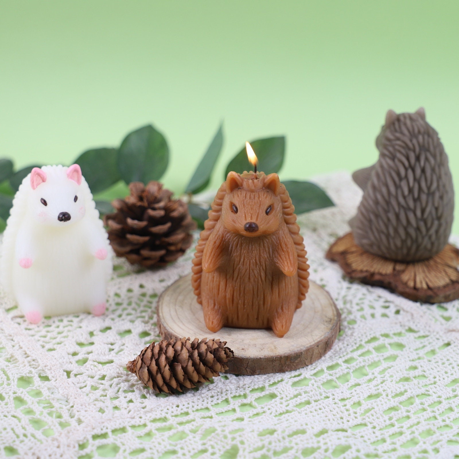 Cute Hedgehog Silicone Mold-small Hedgehog Candle Mold-hedgehog ...
