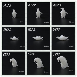 3D Penguin Filler Model-penguin Model for Silicone Mold-penguin Filling ...