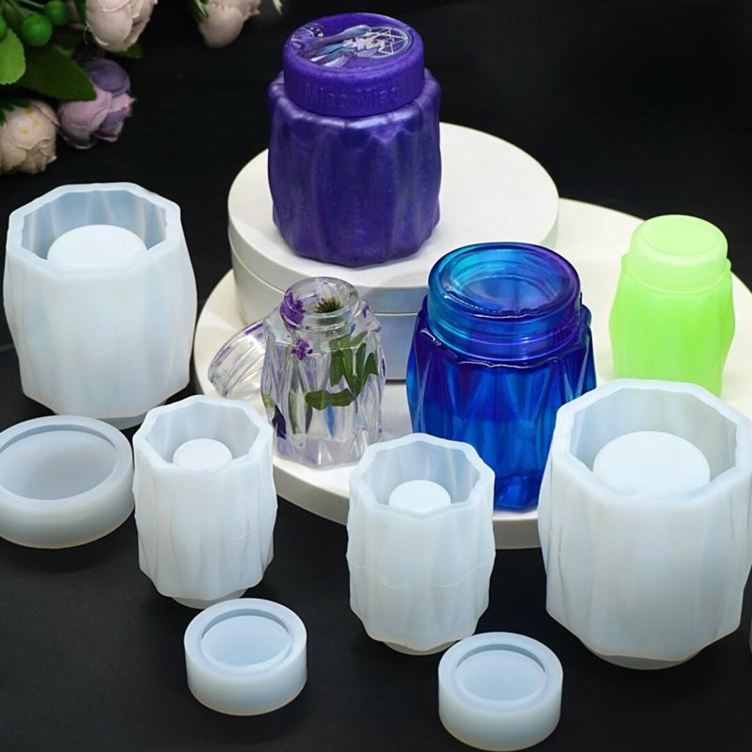 4 Styles Bottle Silicone Mold-perfume Bottle Resin Mold-small Bottle ...
