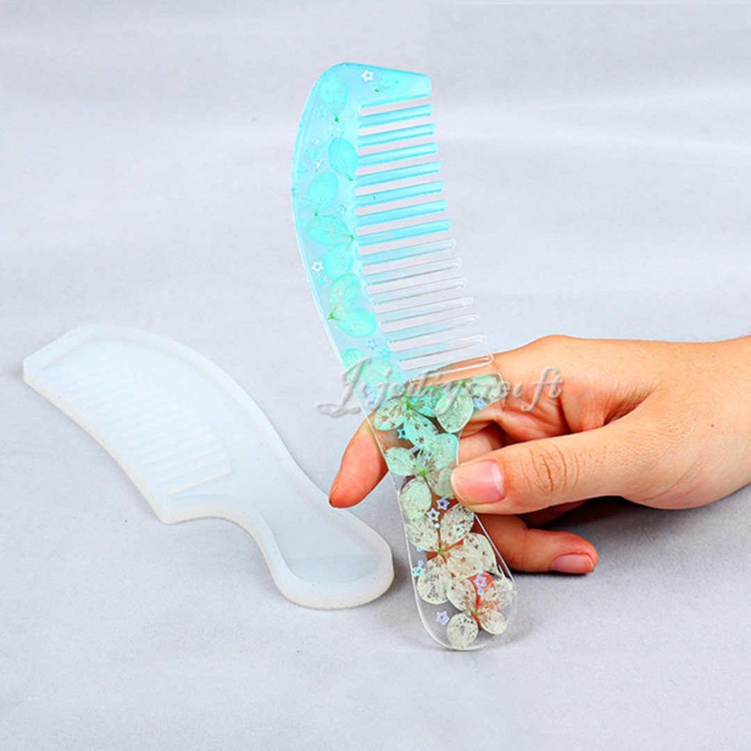 8 Styles Comb Silicone Molds-hair Comb Resin Mold-fashion Horn Comb ...