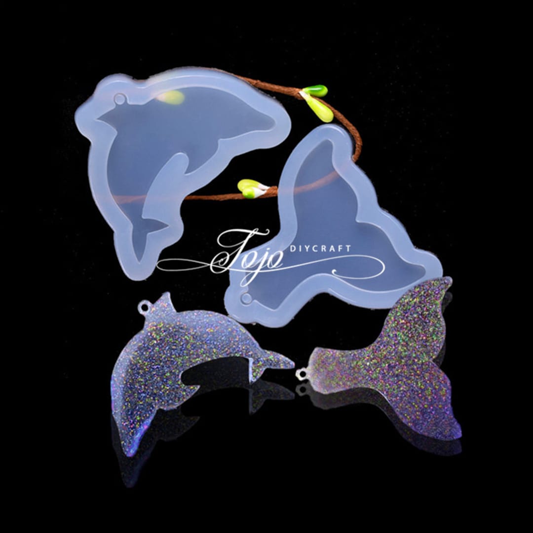 Dolphin Silicone Mold-dolphin Pendant Mold-mermaid Tail Mold-fish Tail ...