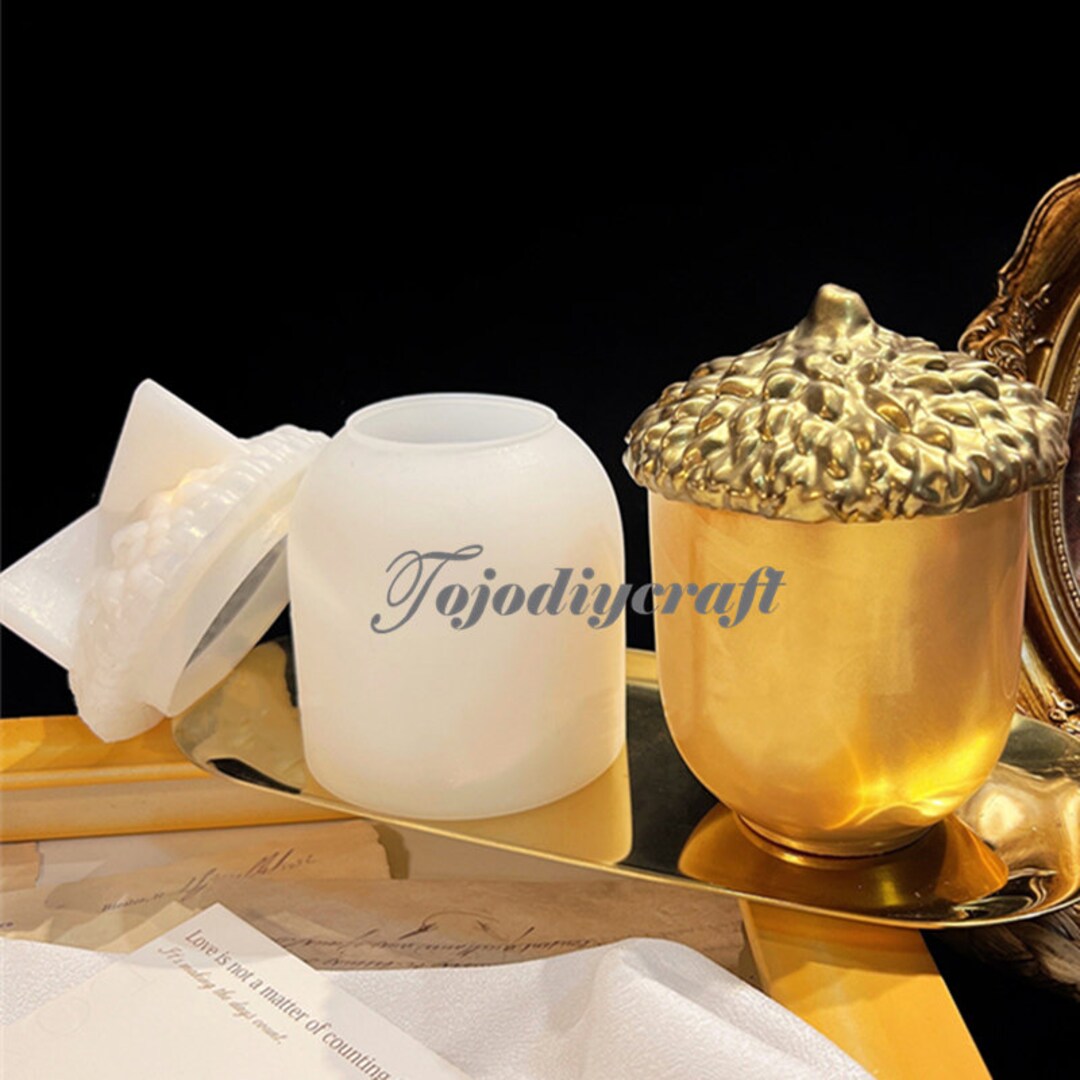 Pine Cone Jar Silicone Mold-pine Cone Storage Box Mold-candle Jar Mold ...