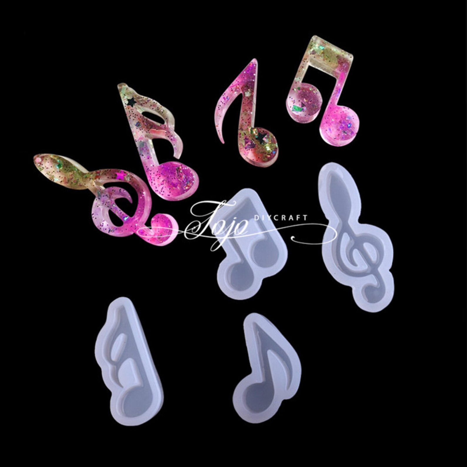 4PCS Musical Note Silicone Mold-music Notation Mold-mini - Etsy