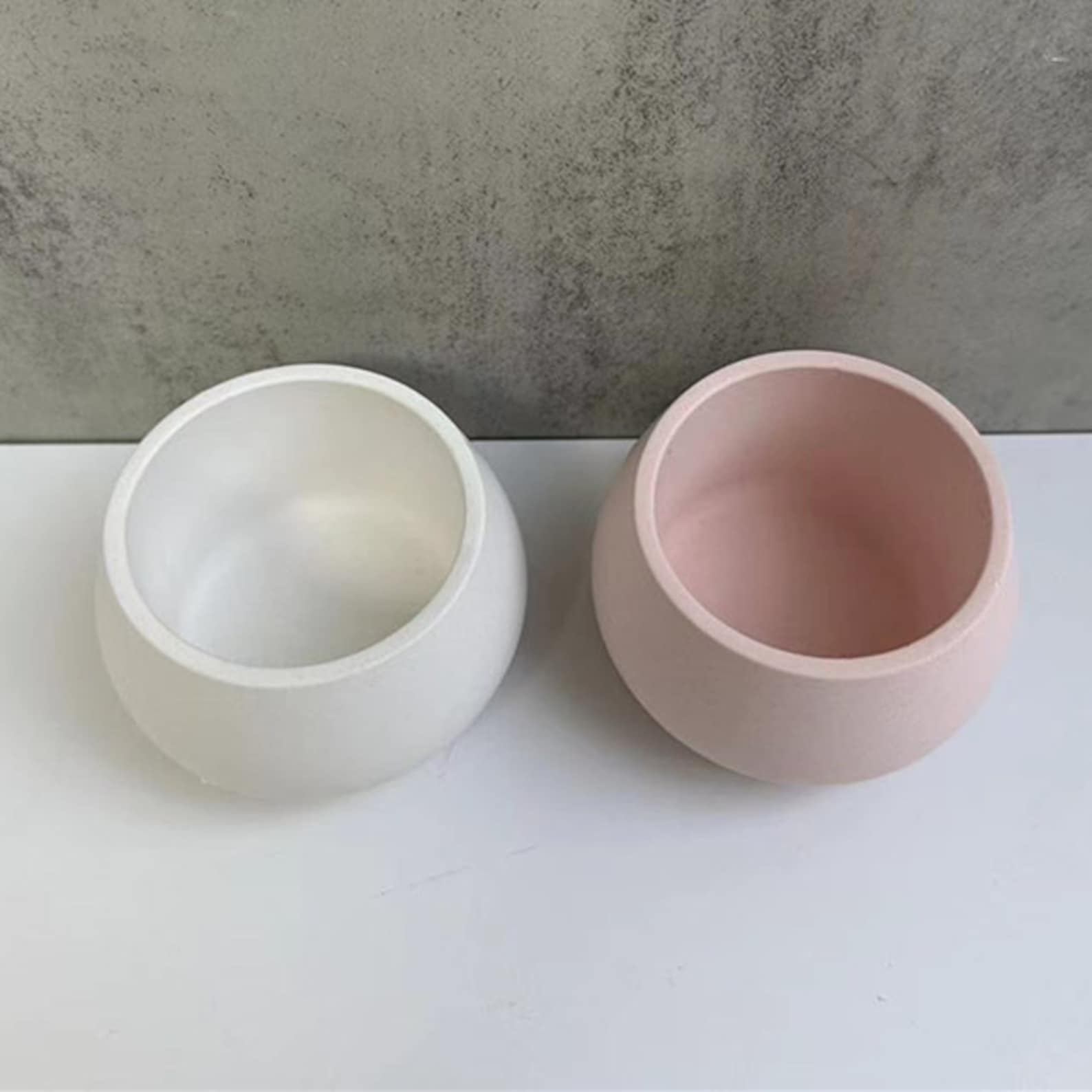 Round Bowl Silicone Mold-bowl Resin Mold-concrete Candle - Etsy