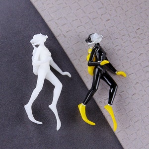 Kawaii Scuba Diver Filler Model-diver Model for Silicone Mold-scuba ...