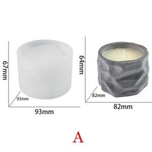Irregular Candle Jar Silicone Mold-shaped Trinket Box Resin Mold ...