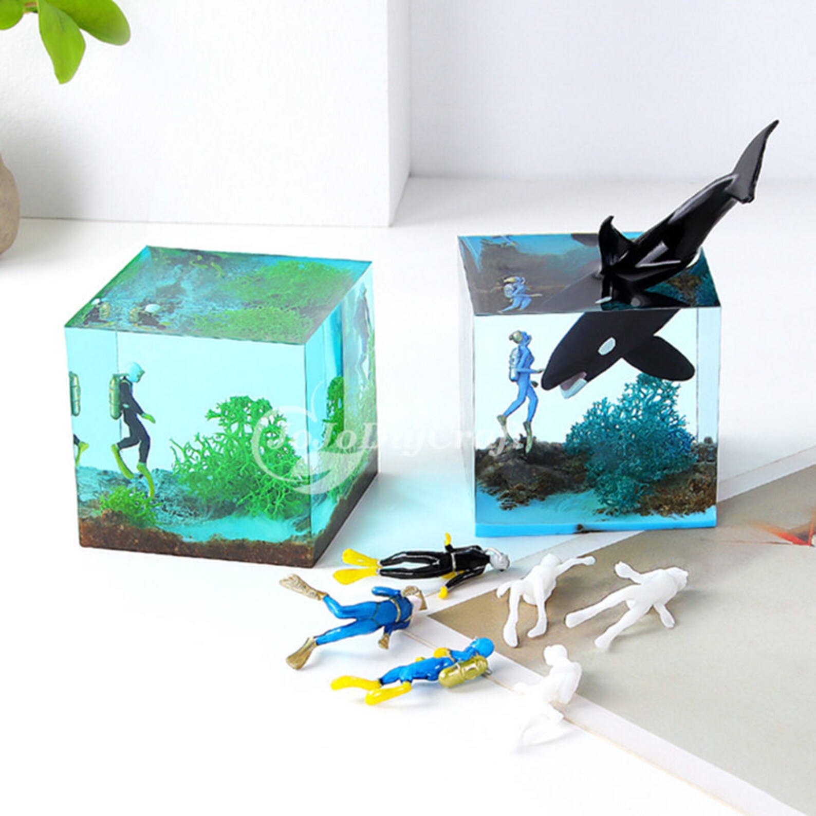 Kawaii Scuba Diver Filler Model-diver Model for Silicone - Etsy