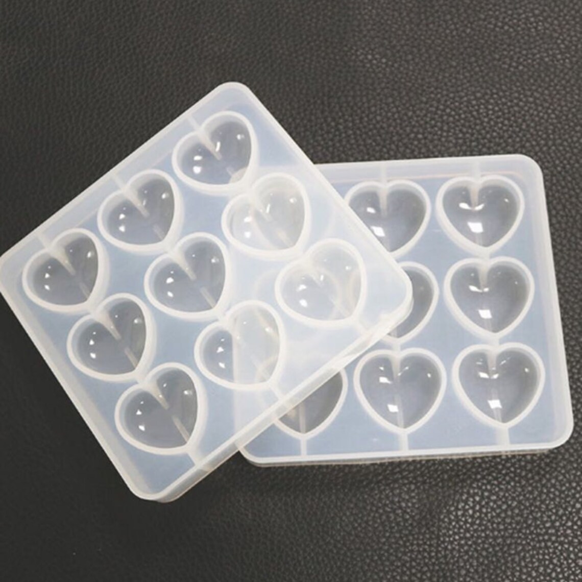 Love Heart Silicone Mold-heart Shaped Resin Mold-heart - Etsy