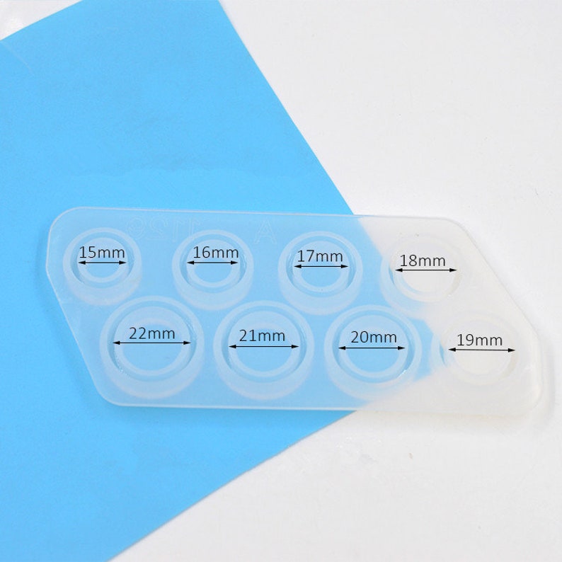 Flat Ring Silicone Mold-circular Ring Resin Mold-ring Jewelry Making ...