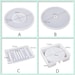 Luminous Disc Coaster Mold-cd Coaster Resin Mold-round Coaster Silicone ...
