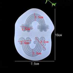 Rainbow Cloud Mold-cloud Resin Mold-cloud Silicone Mold-cloud Polymer ...