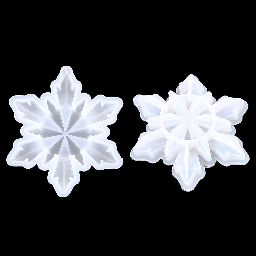 Snowflake Pendant Silicone Mold-christmas Snowflake Resin - Etsy