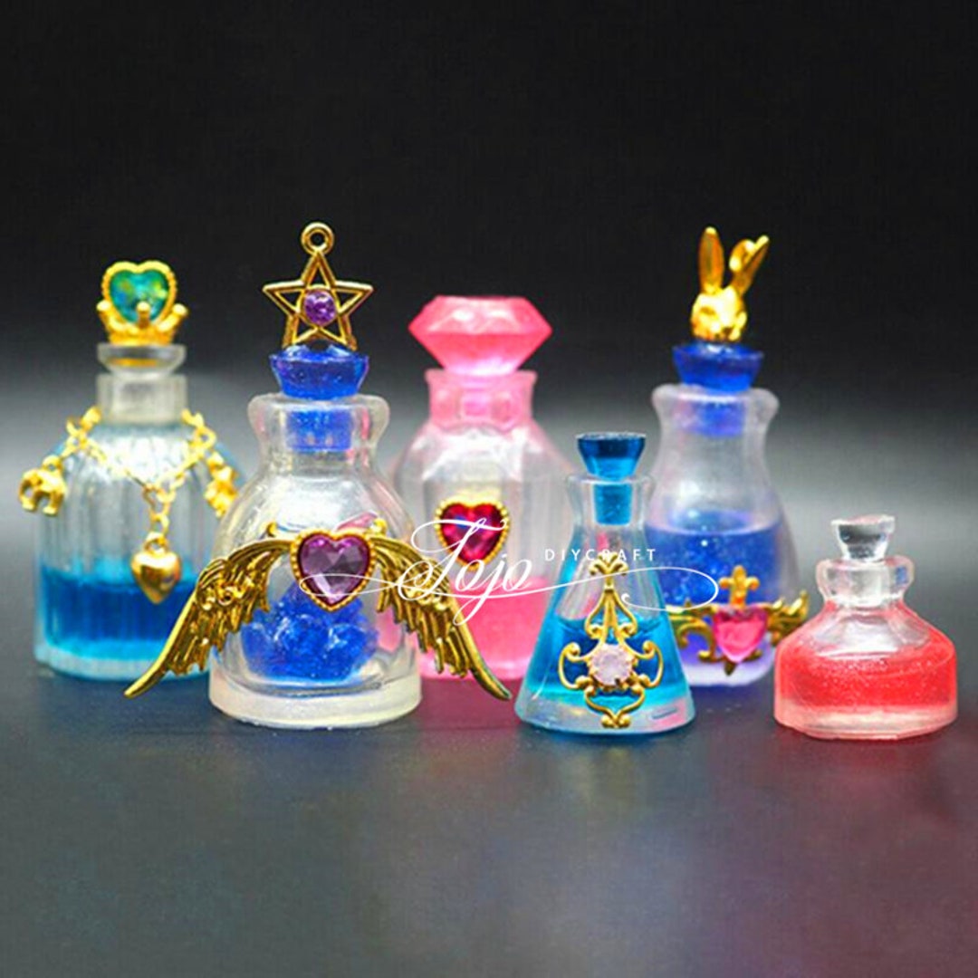 3D Perfume Bottle Mold-glass Bottle Mold-potion Bottle Mold-crystal ...