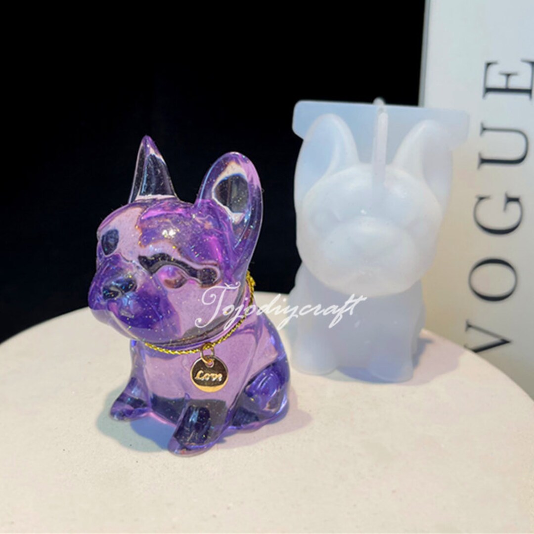 Cool French Bulldog Silicone Mold-bulldog Dog Resin Mold-bulldog ...