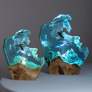 Ocean Wave Silicone Mold-kanagawa Wave Resin Mold-water Waves Mold-sea ...