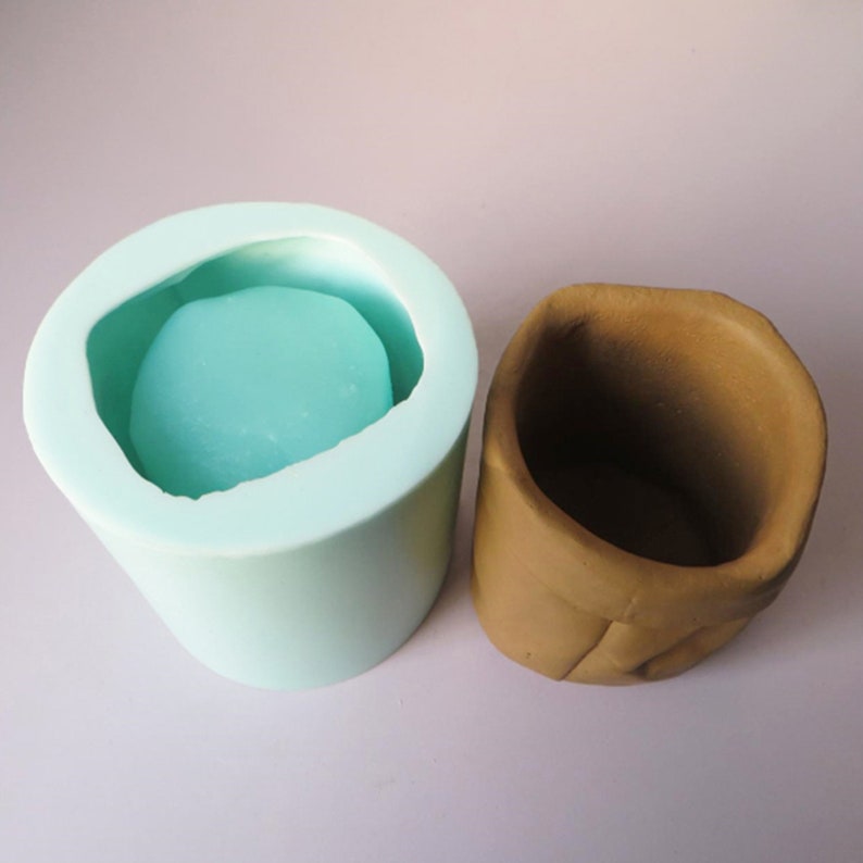 Kraft Paper Bag Concrete Flowerpot Mold-nordic Modern Cement - Etsy Canada