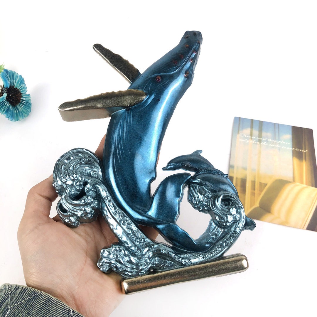 Blue Whale Silicone Mold-large Whale Resin Mold-whale Figurine - Etsy