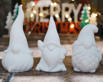 2.8'' 4'' 10'' Gnome Molds Concrete Plaster Resin Molds Silicone Nordic ...