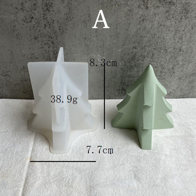 Concrete Cement Christmas Tree Mold-christmas Tree Resin Mold-christmas ...