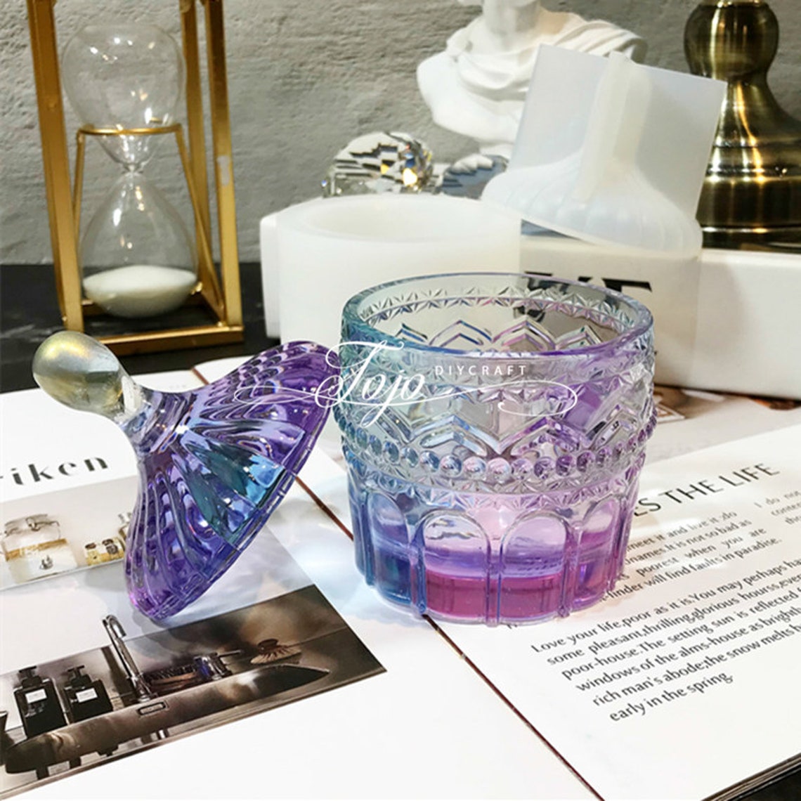 Glass Cup Silicone Mold-makeup Cup Resin Mold-jewelry Storage | Etsy