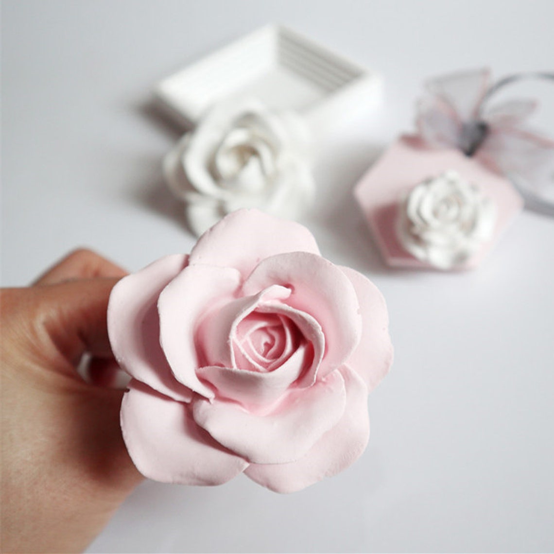 Beautiful Rose Silicone Mold-rose Flower Resin Mold-rose Fondant Mold ...
