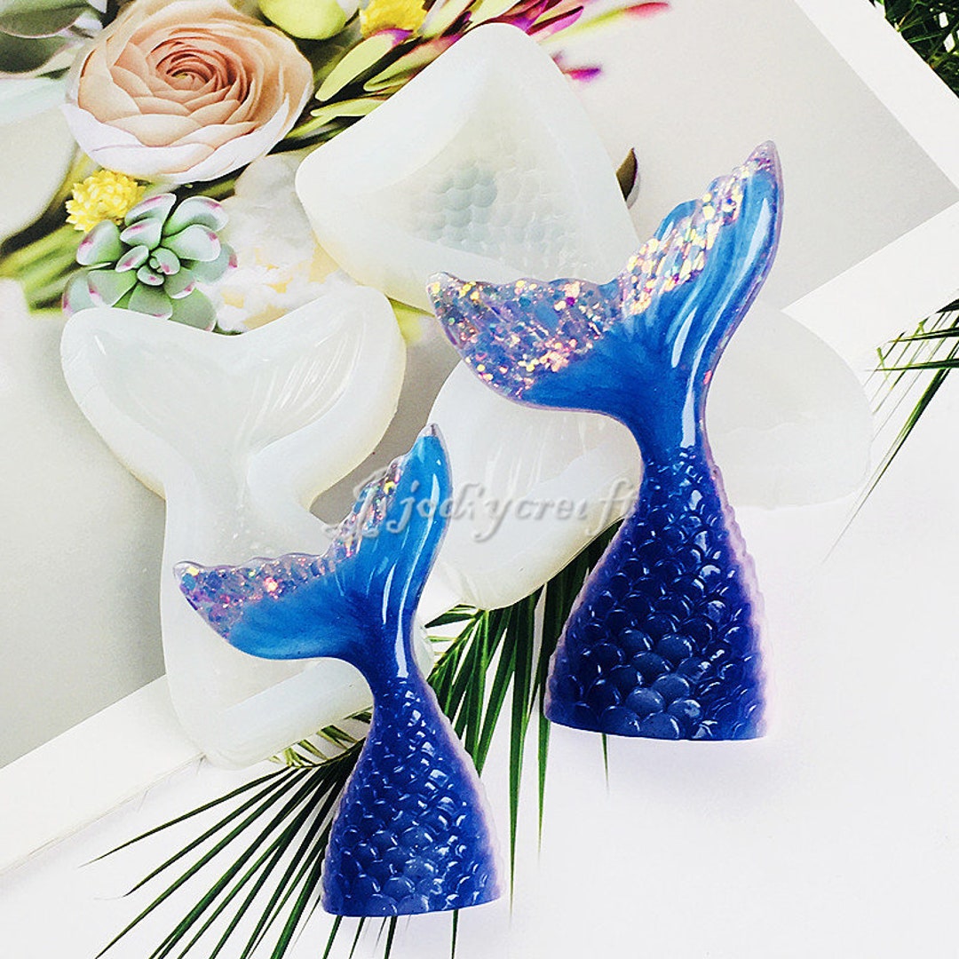 Mermaid Fish Tail Mold-beautiful Fish Tail Resin Mold-fish Tail ...