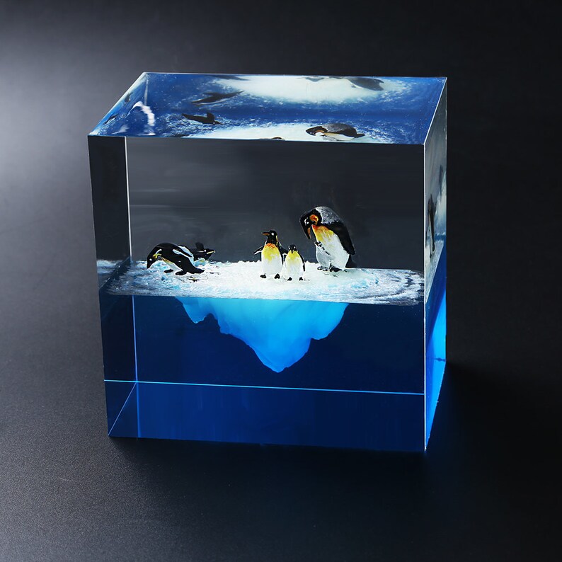 3D Penguin Filler Model-penguin Model for Silicone Mold-epoxy - Etsy