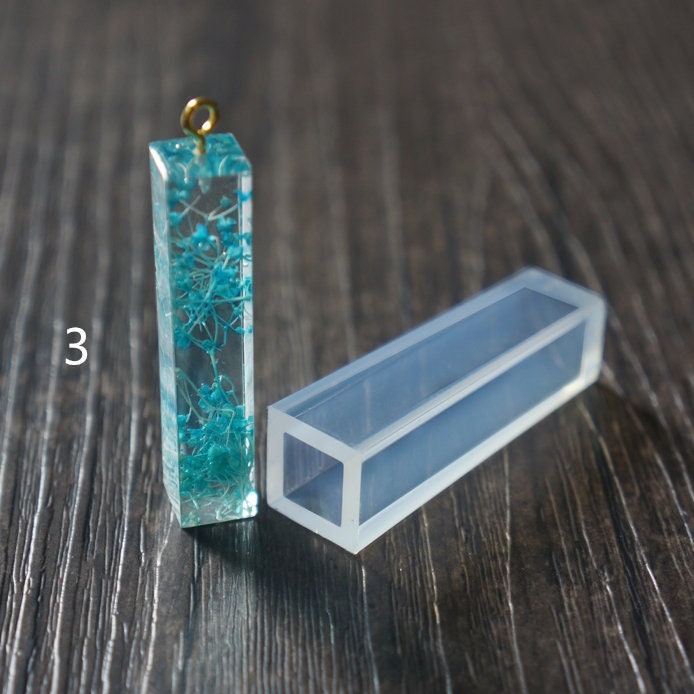 Geometric Strip Pendant Resin Mold-transparent Silicone - Etsy Canada