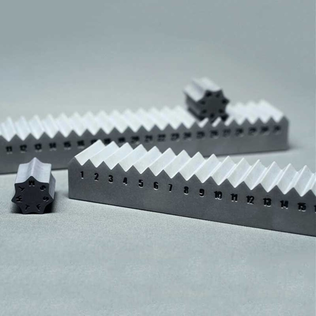 Gear Calendar Silicone Mold-holiday Calendar Resin Mold-concrete Cement ...