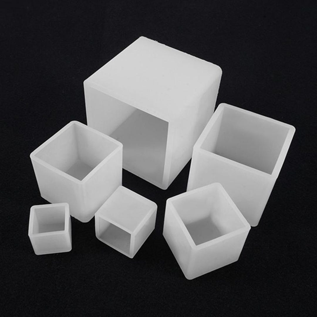 Cube Silicone Mold-cube Resin Mold-square Resin Mold-diy Micro ...