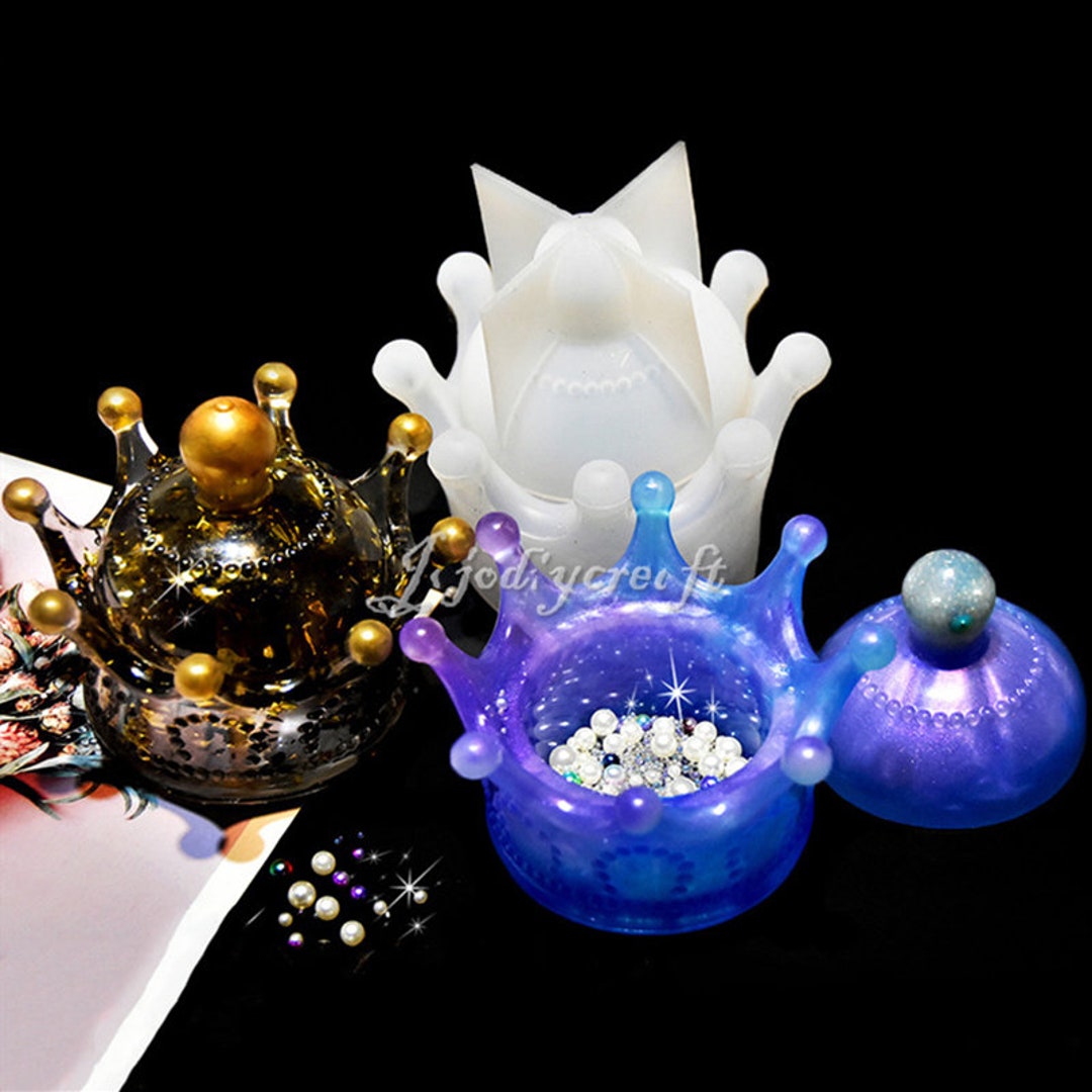 Crown Box Silicone Mold-crown Storage Box Mold-crown Resin Mold-crown ...