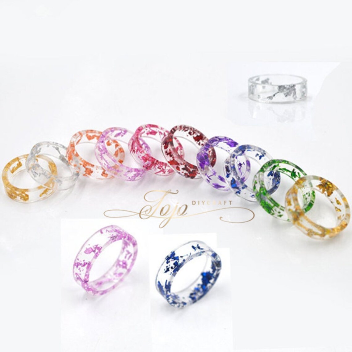 Flat Ring Silicone Mold-circular Ring Resin Mold-ring Jewelry Making ...
