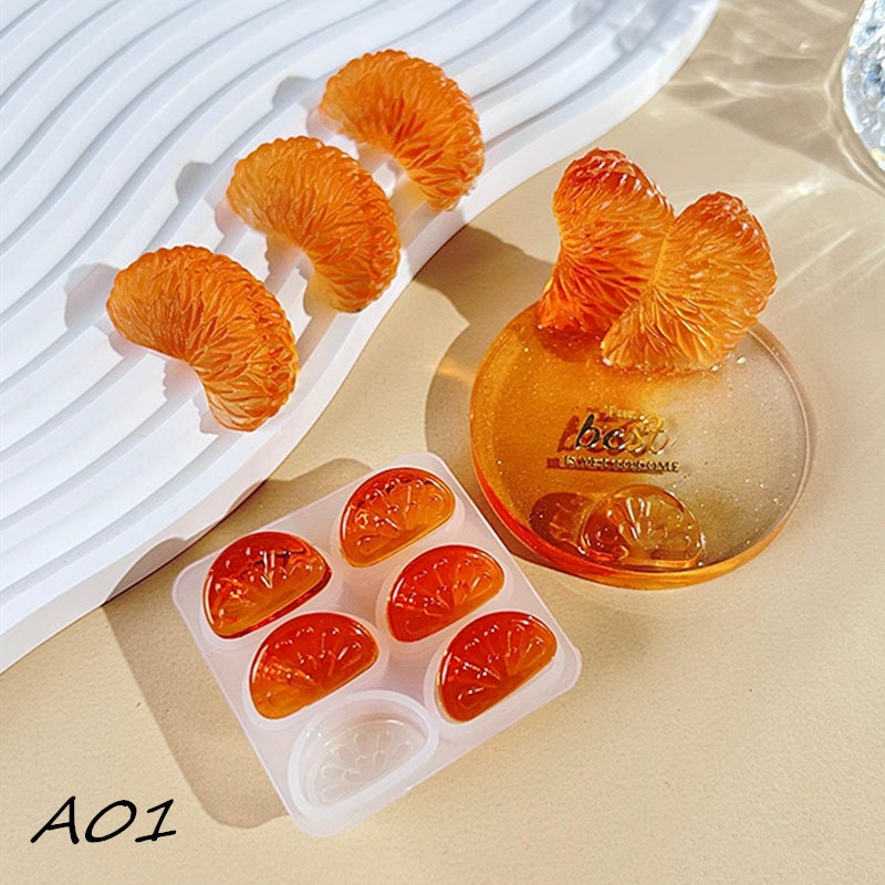 Fruit Orange Silicone Mold-orange Resin Mold-tangerine - Etsy