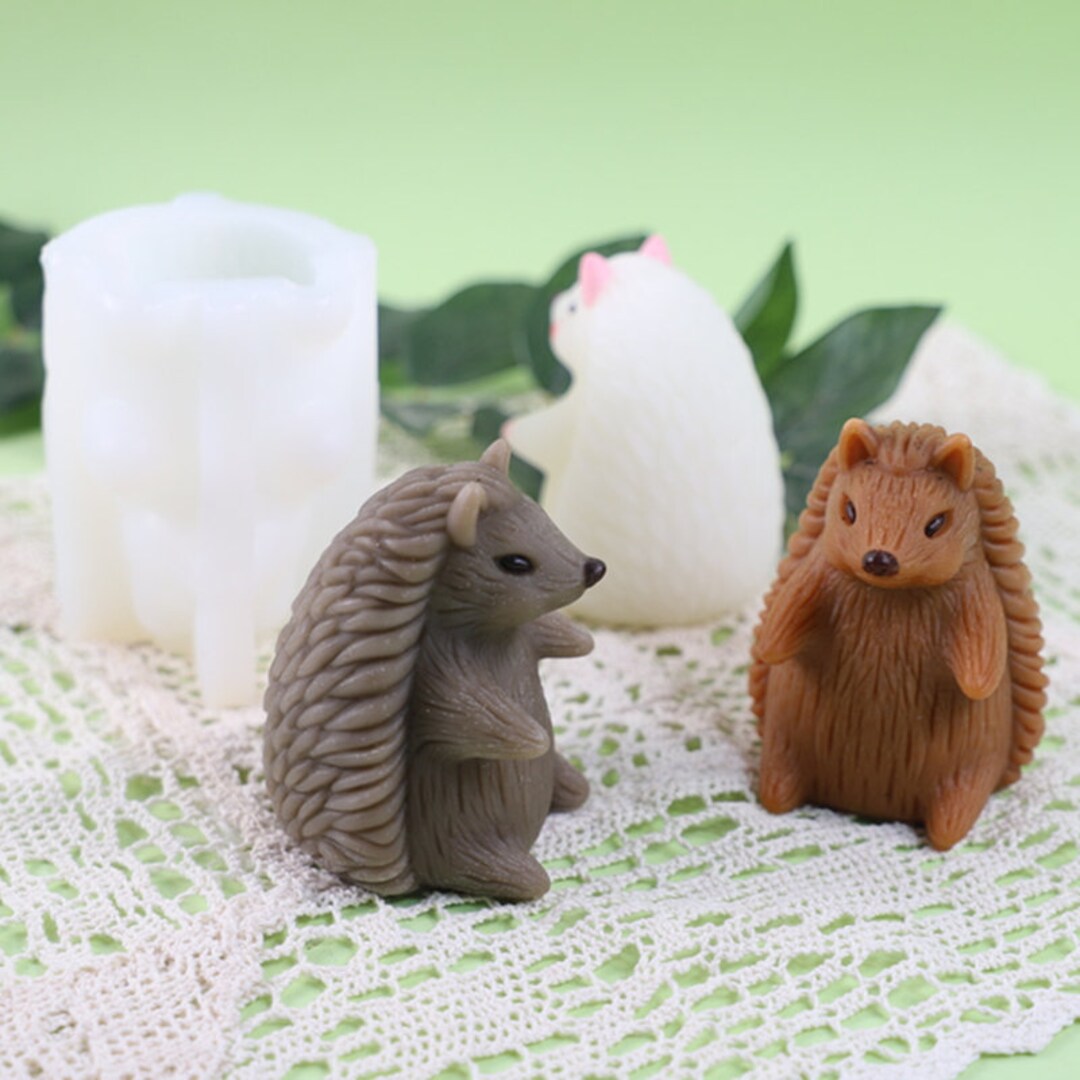 Cute Hedgehog Silicone Mold-small Hedgehog Candle Mold-hedgehog ...