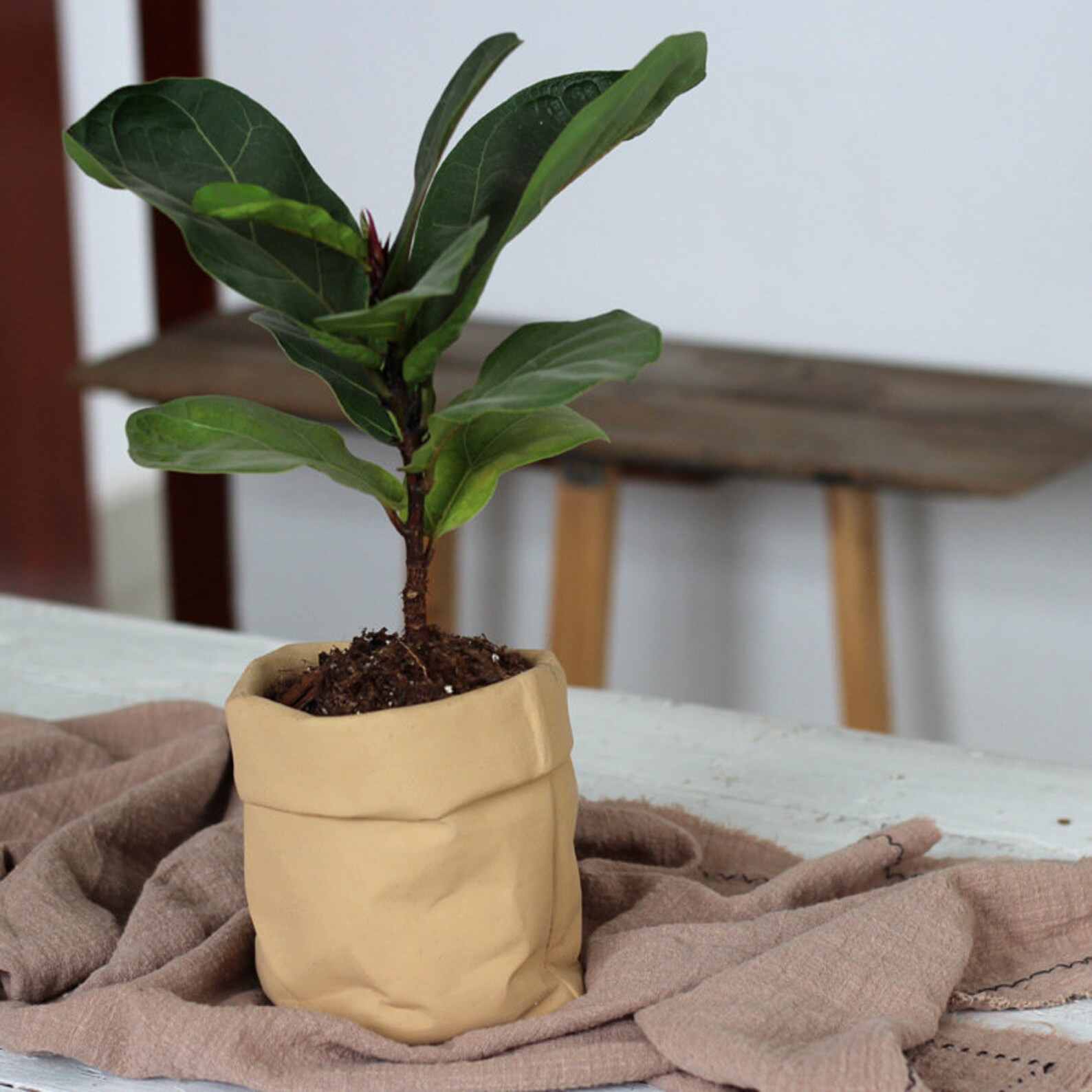 Kraft Paper Bag Concrete Flowerpot Mold-nordic Modern Cement - Etsy Canada