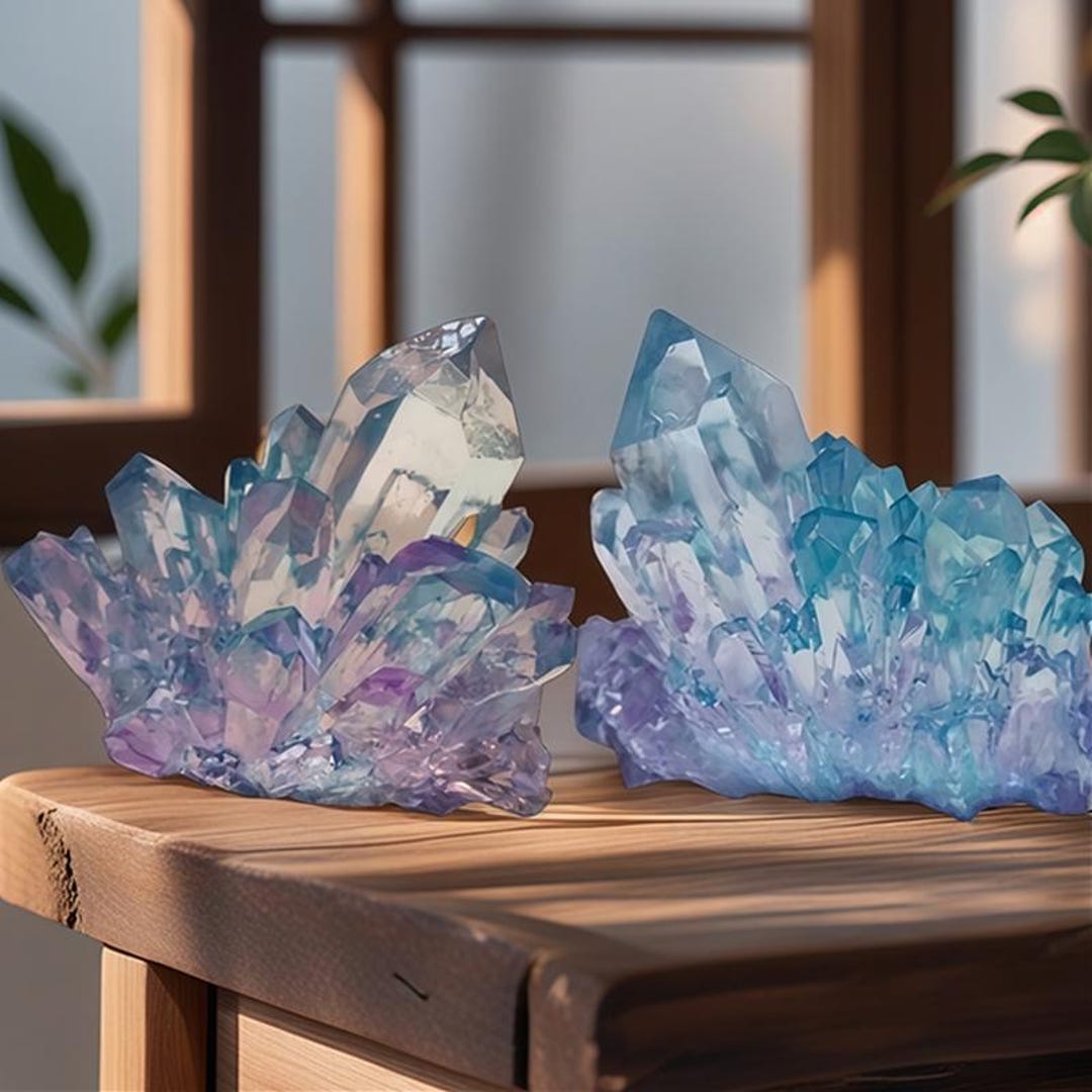 Crystal Cluster Silicone Mold-large Crystal Resin Mold-natural Crystal ...