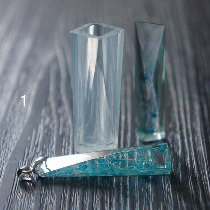 Geometric Strip Pendant Resin Mold-transparent Silicone - Etsy Canada