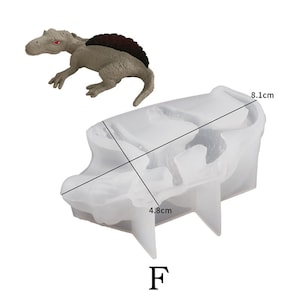 3D Dinosaur Silicone Mold-animal Dinosaur Mold-dinosaur Baby Resin Mold ...
