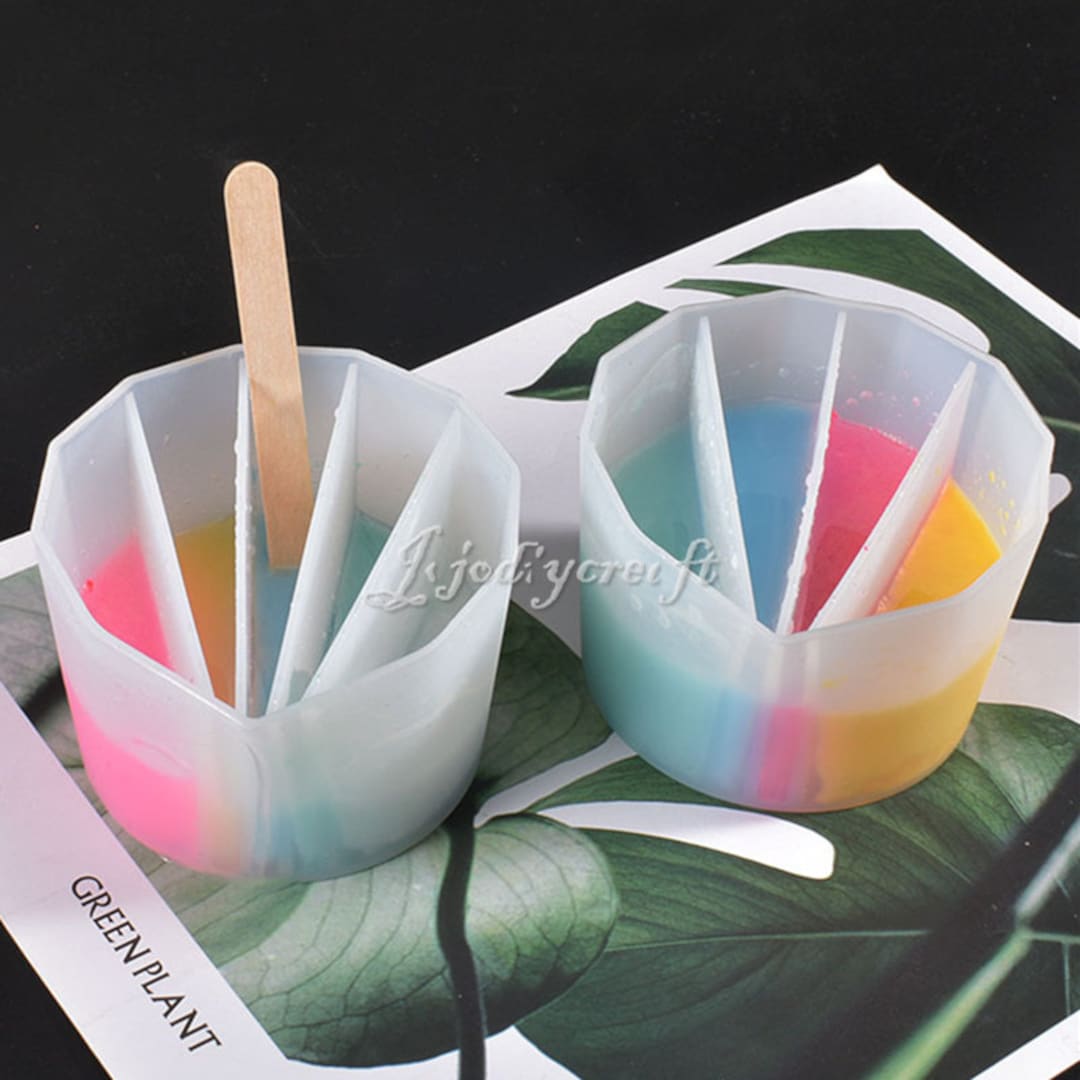 Silicone Mixing Cups-reusable Silicone Dispensing Cup-color Mixing Cup ...