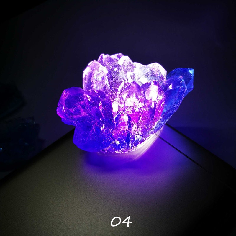 Colorful Crystal Cluster Resin Mold-natural Crystal Stone - Etsy