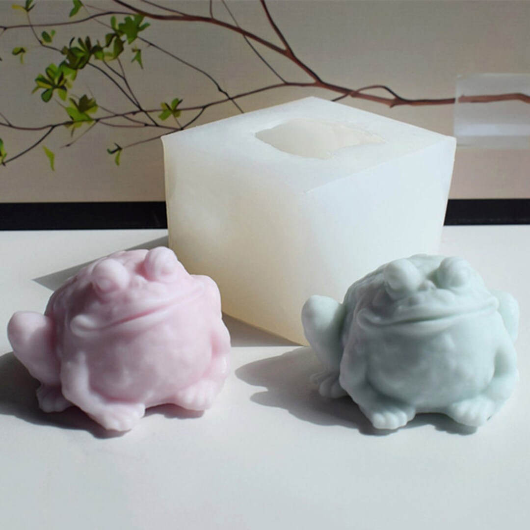 Frog Candle Silicone Mold-toad Frog Candle Mold-animal Toad Candle Mold ...