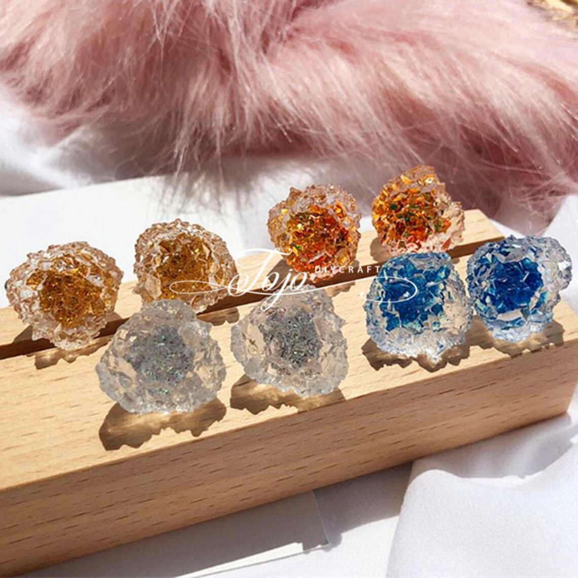 Mini Crystal Cluster Mold-crystal Flower Mold-crystal Stone | Etsy