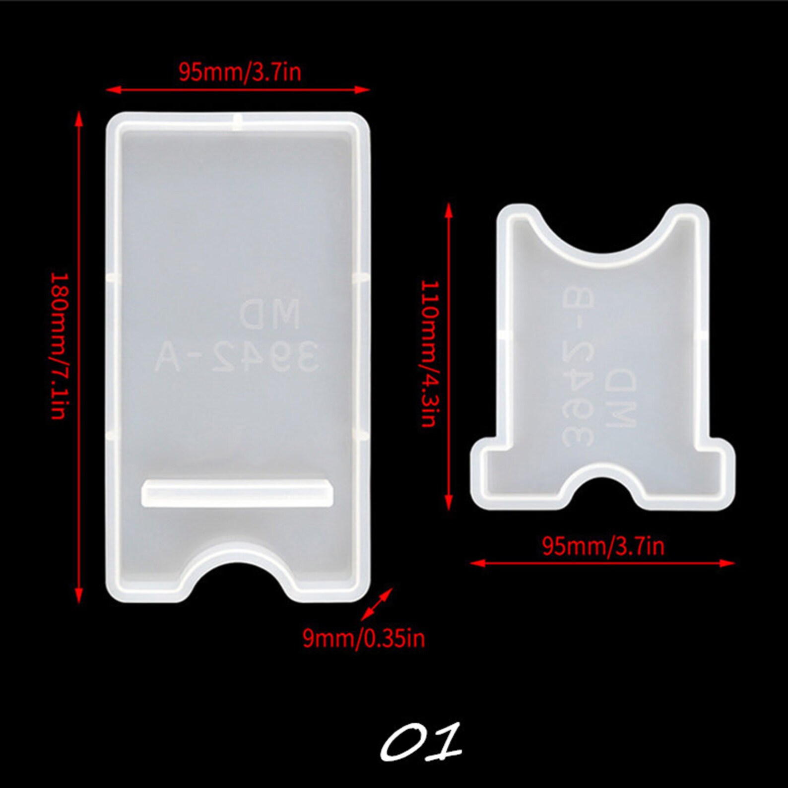 Simple Phone Stand Silicone Mold-cell Phone Stand Resin Mold-mobile ...