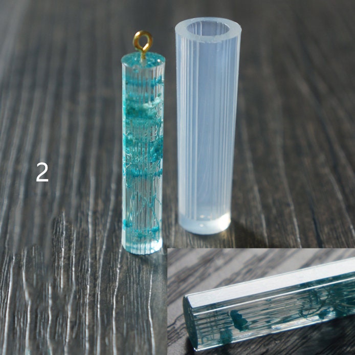 Geometric Strip Pendant Resin Mold-transparent Silicone - Etsy Canada