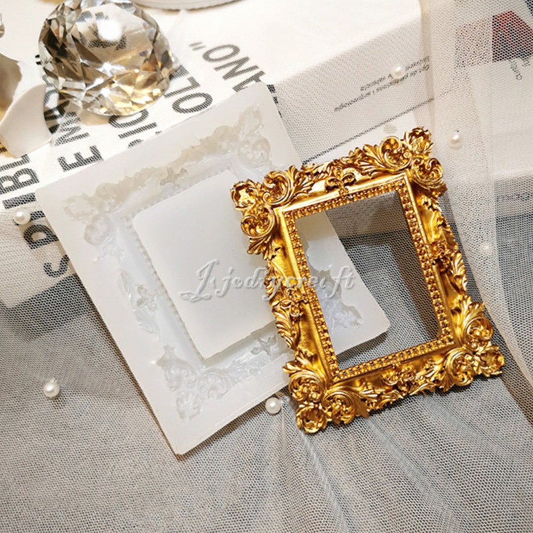Sculpture Photo Frame Mold-photo Frame Resin Mold-picture Frame Mold ...